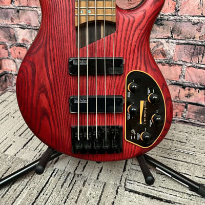 Cort Artisan Series A6 6-String Electric Bass, Open Pore | Reverb