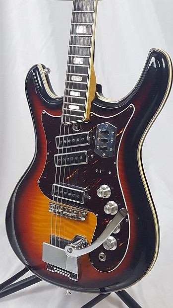 Collector Grade 1968-1970 Era Silvertone 1445 Mosrite Copy, | Reverb