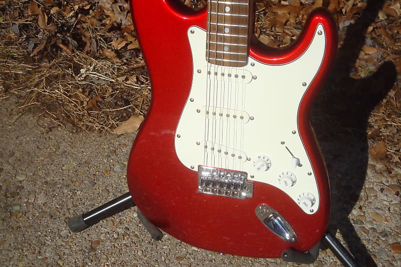 Hamer Slammer Stratocaster 1990s - Red Metallic | Reverb