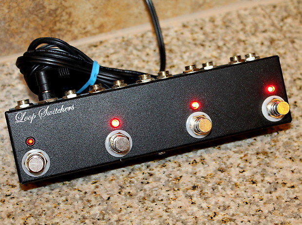 Loop switchers 4 channel true bypass strip looper strip w/ | Reverb