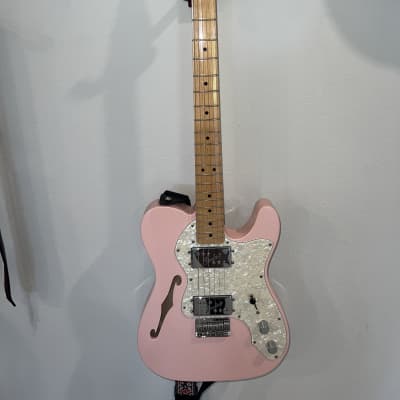 Fender 72' Thinline Telecaster 2002 Shell Pink | Reverb