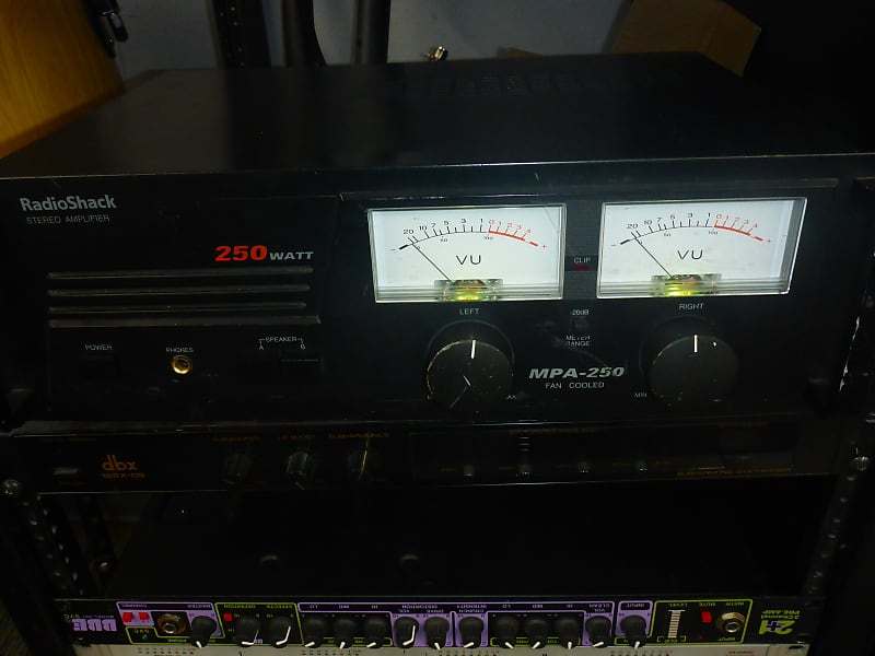 Radio Shack MPA-250 Fan Cooled 250 Watt Stereo Amplifier | Reverb