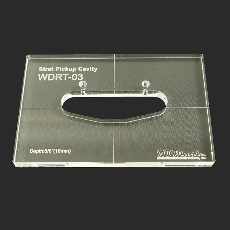 WD Routing Template For Strat Pickup Cavity | Reverb