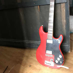 Hofner Super Solid V2 Early 1960s Red Mark Knopfler Model | Reverb