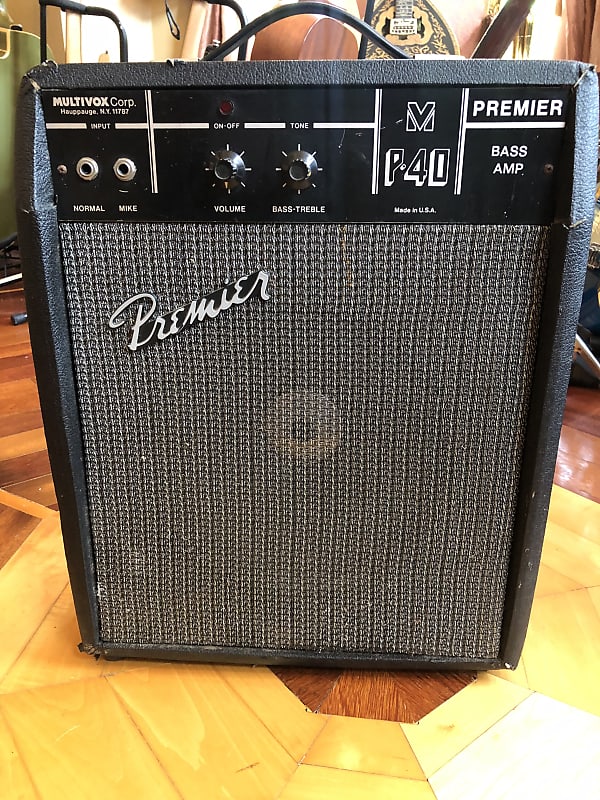100% ORIGINAL VINTAGE 1960s/70s Multivox Premier P-40 Combo | Reverb