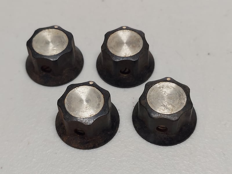 1960s 70s Rickenbacker Knob Set (4) - 100% Genuine Vintage | Reverb