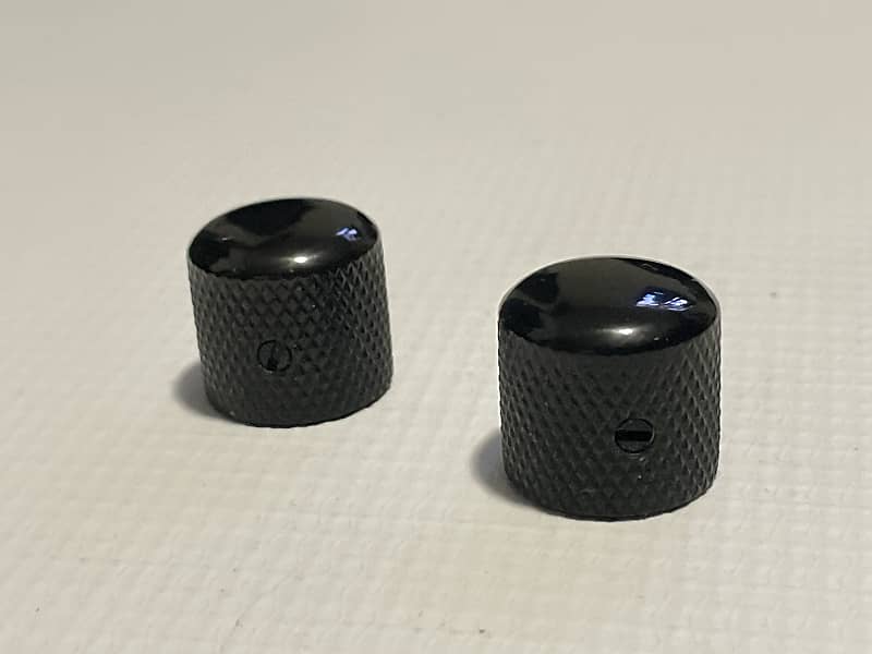 2000's Japan Jackson Dinky Guitar Black Dome Metal Volume Set | Reverb