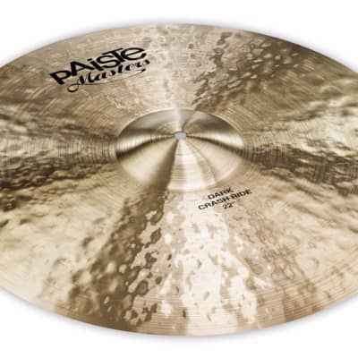 Paiste Masters Dark Crash Ride 22" - 2360 grams | Reverb