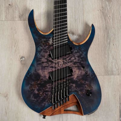 Mayones Legend 6 HSS Trans Jeans Blue Satine | Reverb