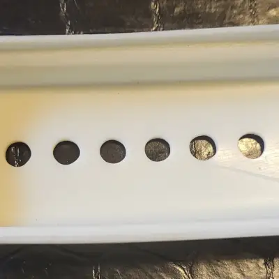 Vintage 1950's Guild Franz P90 Guitar Pickup Set with cream | Reverb