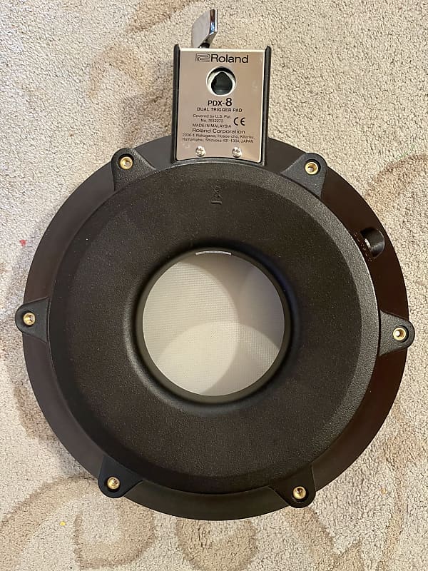 Roland PDX-8V-Drum 8" Dual-Trigger Mesh Snare Drum Pad Black | Reverb