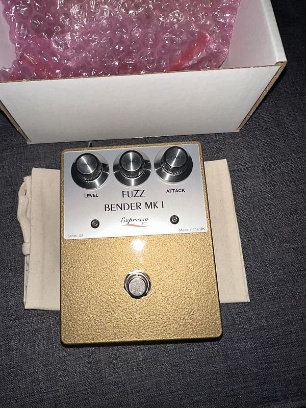Expresso FX Fuzz Bender Mk I 2022 - Textured gold | Reverb
