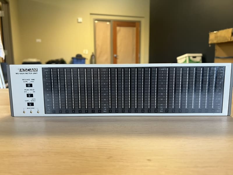 TASCAM MU-8824 Meter Bridge 1996 - Tascam Tan | Reverb
