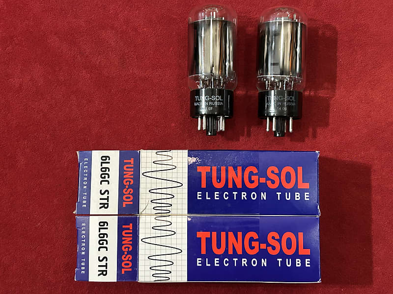 Tung-Sol 6L6GC STR Amplifier Vacuum Tubes w/ original box | Reverb