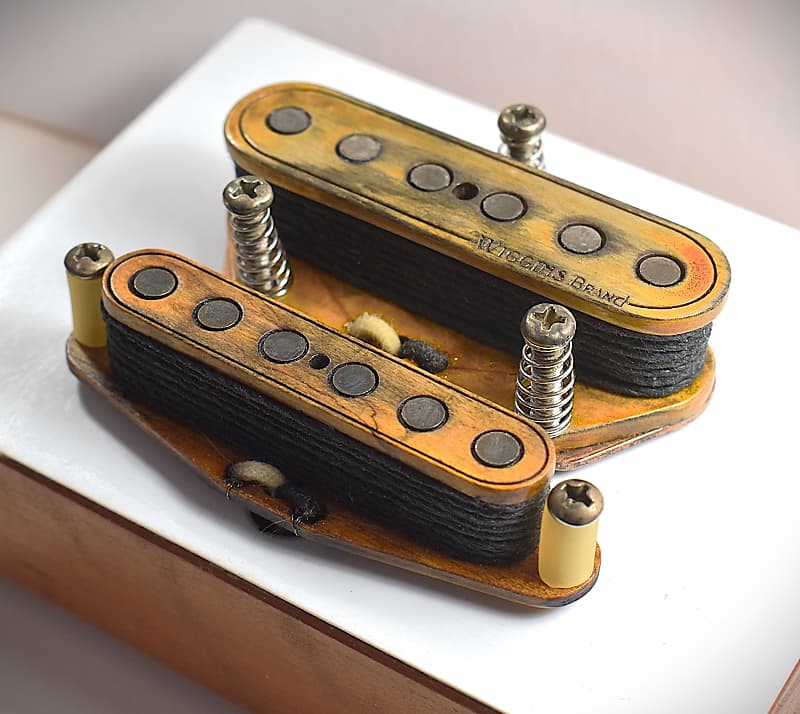 Wiggins Brand, Telecaster hand wound pickup set, Relic, | Reverb