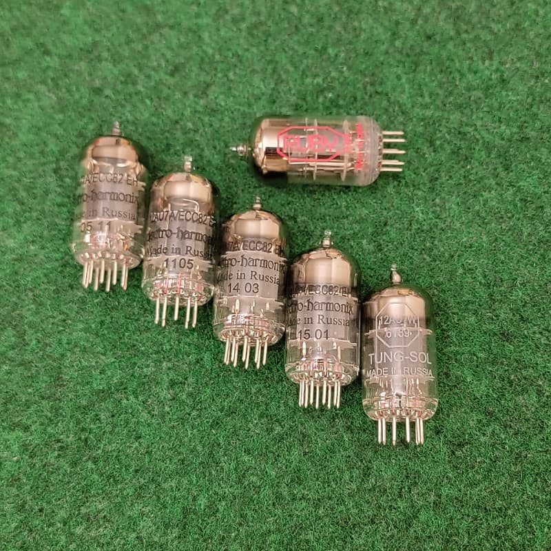 NICE Lot Of 6 Electro-Harmonix Sovtek ECC82 12AU7A 6189 | Reverb