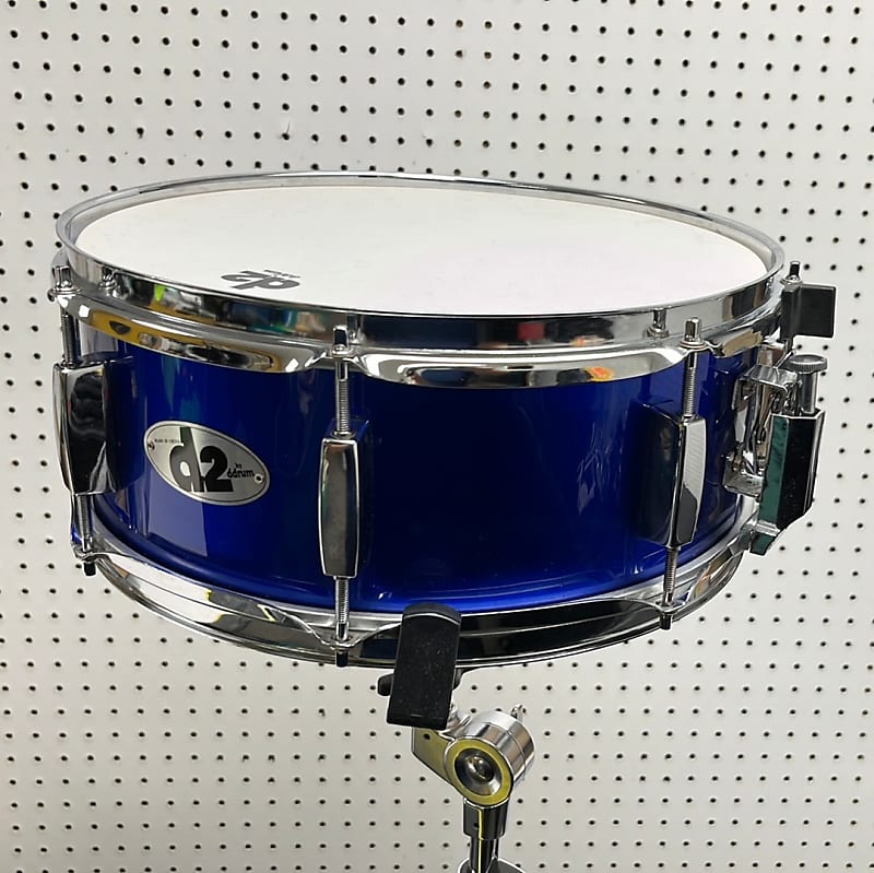 Ddrum D2 14" x 5" wood shell 8-lug Snare Drum - Police Blue - | Reverb