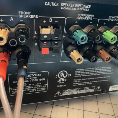 Onkyo TX-SR600 2002 AV Digital Receiver Tested and Working | Reverb