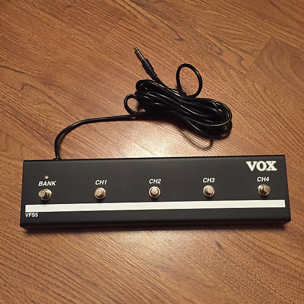 Vox VFS5 VT Series 5 Button Footswitch Black | Reverb