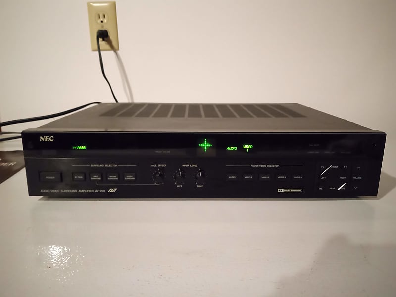 Nec Amplifier Vintage 80s With Manual AX250e 1980s - Black | Reverb