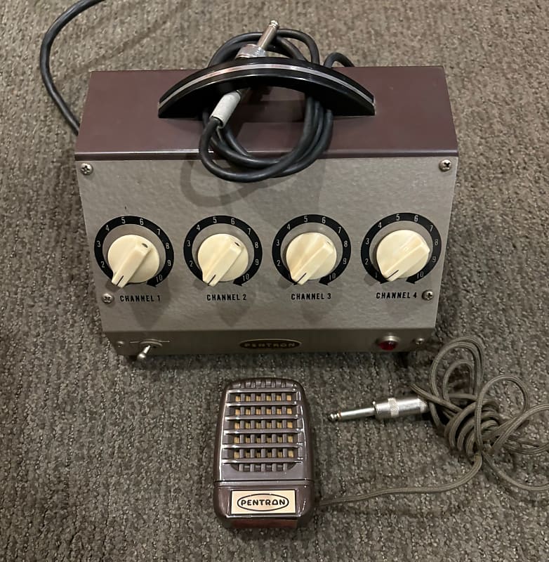pentron mm4-a tube mike mixer n.o.s. 60's-70's | Reverb
