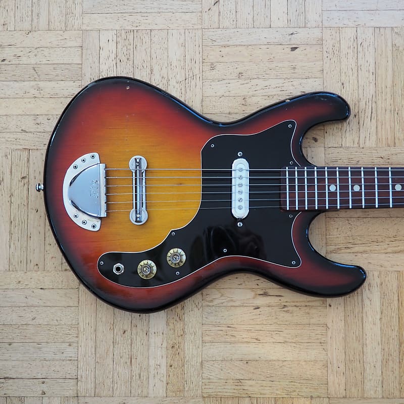 Chushin Gakki (~Teisco/Cimar) "Mosrite"-ish 1 pickup guitar | Reverb