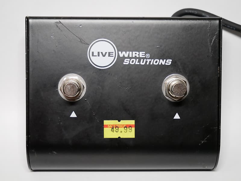 Live Wire Solutions Dual Latching Footswitch LWS22 | Reverb
