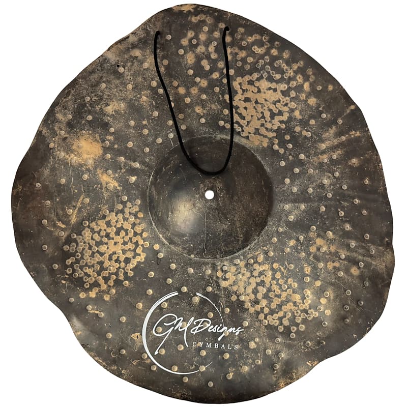 23" GM Designs Suspended Cymbal - Beautiful, Deep, Dark | Reverb