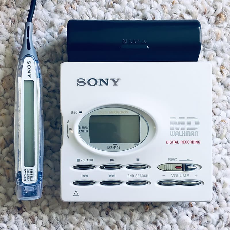 Sony MZ-R91 Walkman MiniDisc Player, Excellent White | Reverb Canada