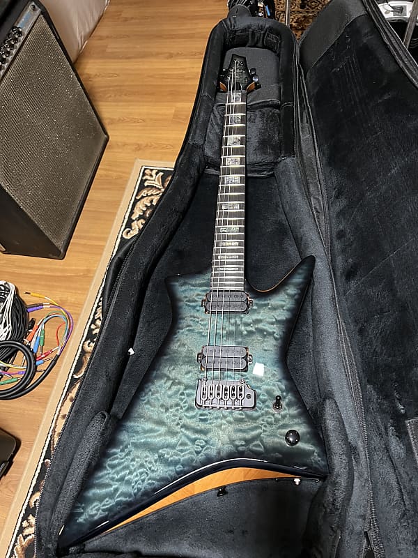 Kiesel Hyperdrive Custom shop 2022 - Aurora blue stain | Reverb