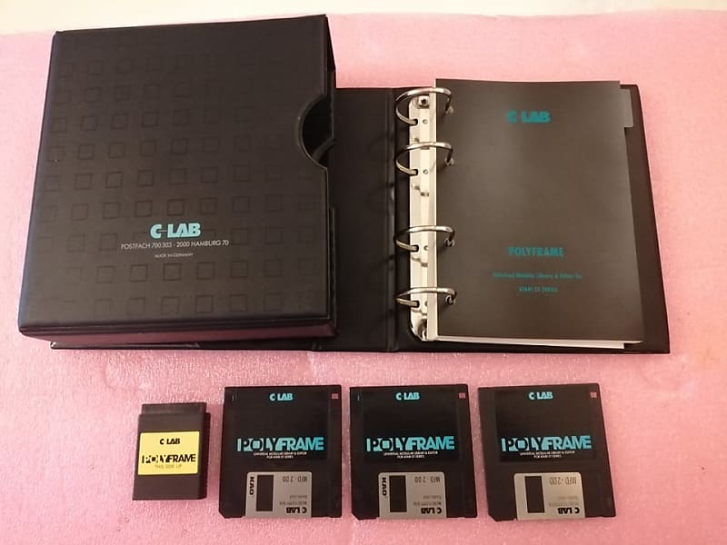 C-Lab Polyframe Software including Dongle for Atari ST | Reverb