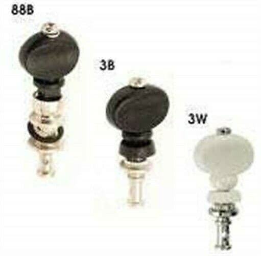 Grover 3B Black Uke Button 4 Set | Reverb