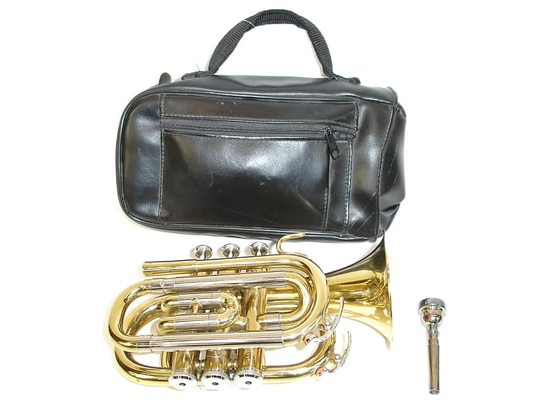Monique Pocket Trumpet w/ Bag & Mouthpiece | Reverb
