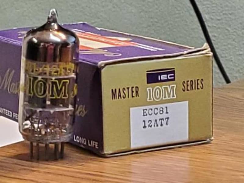 Mullard 10M 12AT7 Brimar codes/copper post NOS/NIB tube TV-7 | Reverb