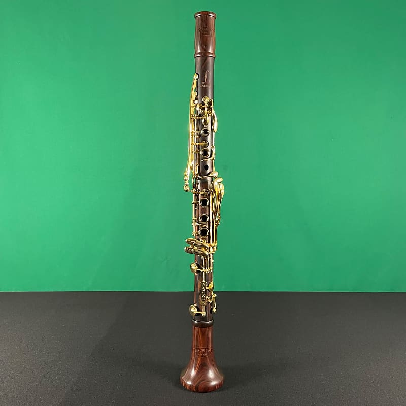 Backun Model F Bb Clarinet Cocobolo Wood with Gold Keys | Reverb