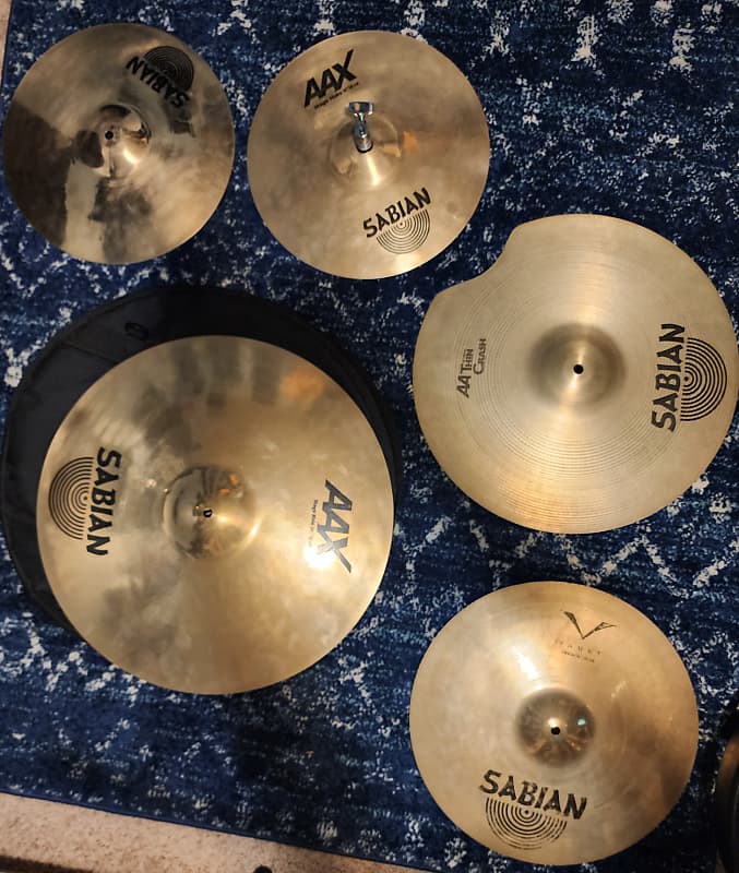 Sabian Pack: AA, AAX, Vault, W/Bag | Reverb