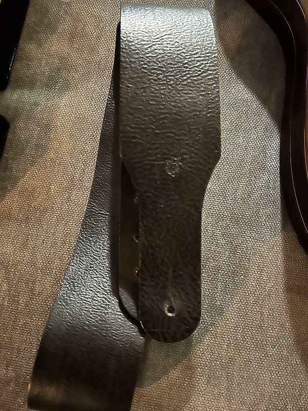 Red Monkey Leather Guitar Strap The Blackmore 2022 Black | Reverb