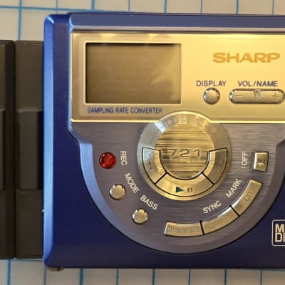 Two Sharp Mini Disc Players Sharp MS721H and Sharp MT99H | Reverb