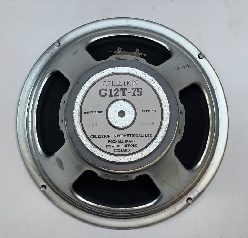 Celestion G12T-75, 16 ohm, 1980's | Reverb