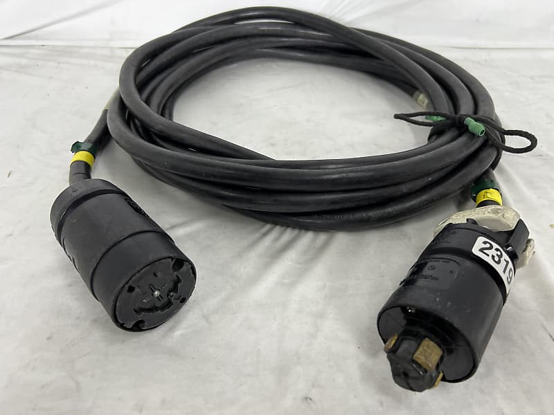 Hubbell 20FT 30A 600 VAC Male To Female Power Cable #2319 | Reverb