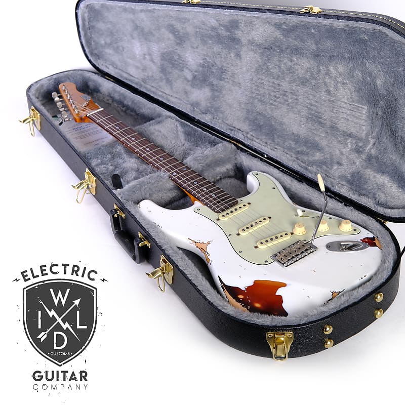 WILD CUSTOMS VENTURA CLASSIC - WHITE OVER BURST RELIC | Reverb