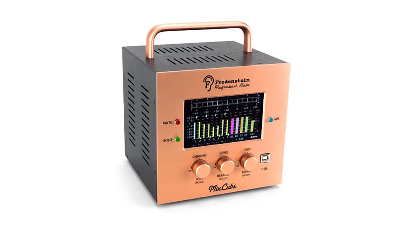 Fredenstein MixCube 8X2 Analog Mixer with recall and USB | Reverb