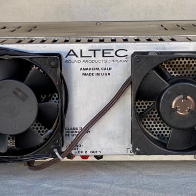 Altec Lansing 9440A - Stereo Power Amplifier 1975 Silver | Reverb