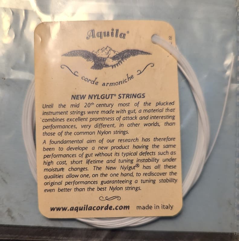 Aquila Uke strings set 2010's - White | Reverb