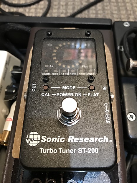 Sonic Research ST-200 Strobe Tuner Pedal | Reverb