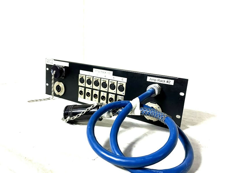 WHIRLWIND W2/BELDEN/NEUTRIK 3 SPACE AMP RACK PANEL #9802 | Reverb