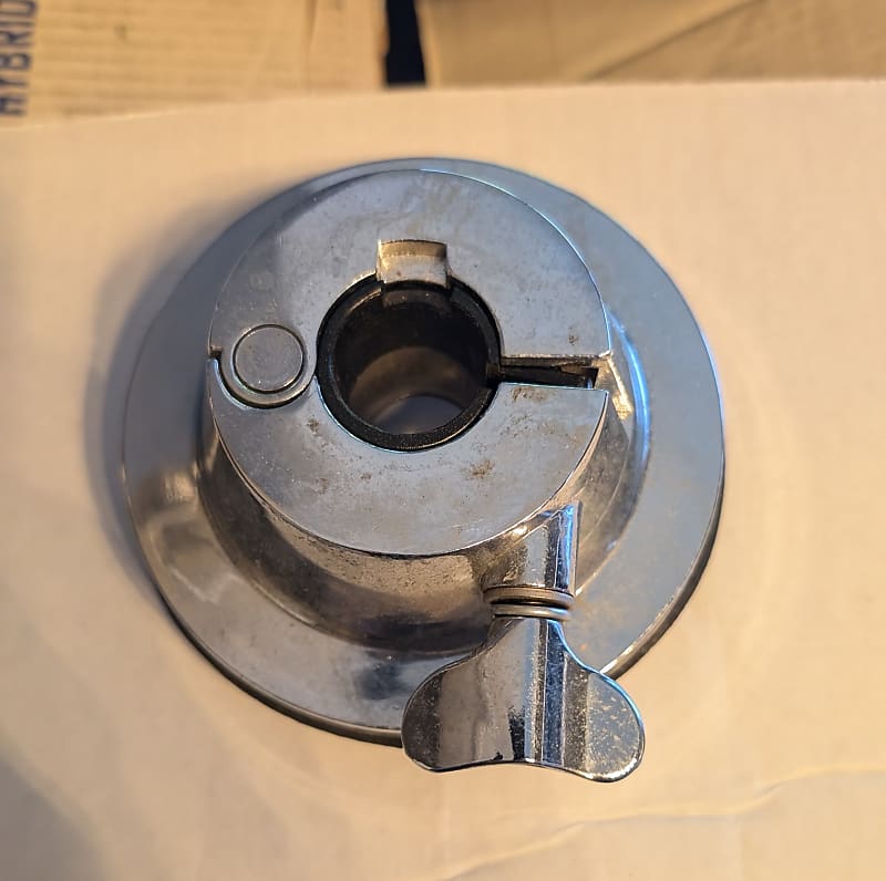 Ludwig Accent bass drum tom mount - Chrome | Reverb