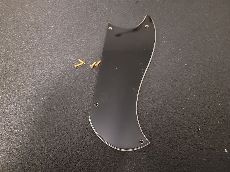 Gibson Vintage SG Custom 3-Pickup Pickguard 1978 Aged Black | Reverb