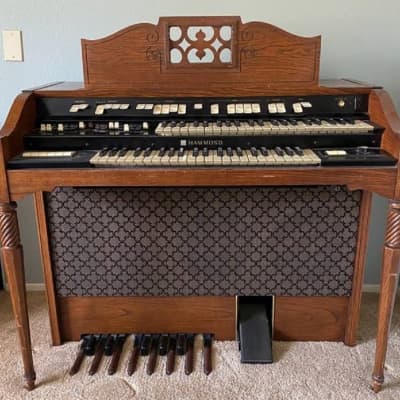 1968 Hammond T-200 series Spinet organ, with built-in Leslie | Reverb