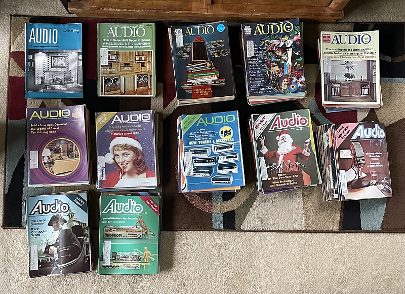 Audio Magazine. 1966 to 1976. 102 Vintage Magazines. I am the | Reverb